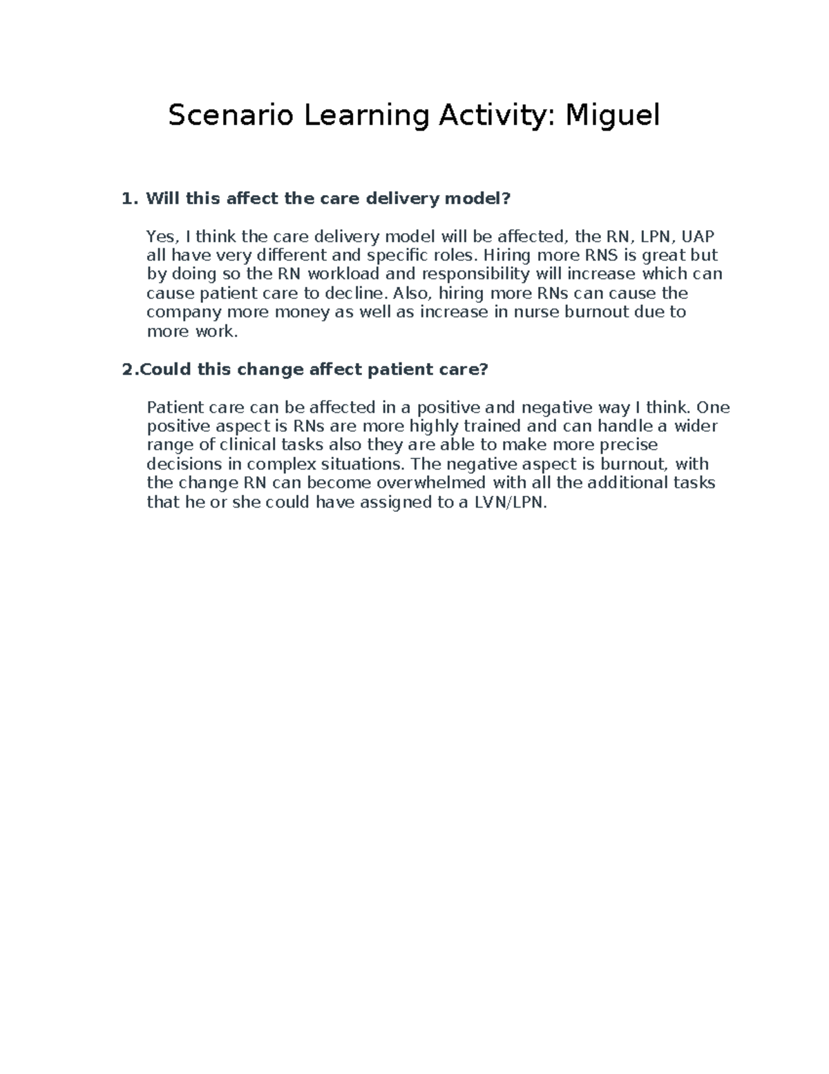 Module 4 Miguel Scenario Learning Activity - Scenario Learning Activity ...