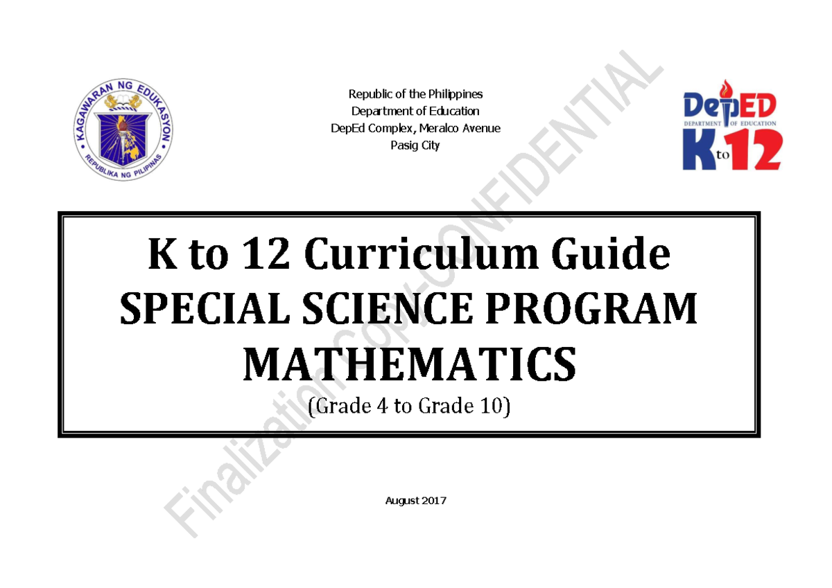 [Gr. 4-10] Enhanced Mathematics- Guide - Republic of the Philippines ...