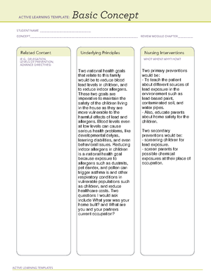 Week 5 ATI Active Learning Template Basic Concept (1) - NSG-210 ...