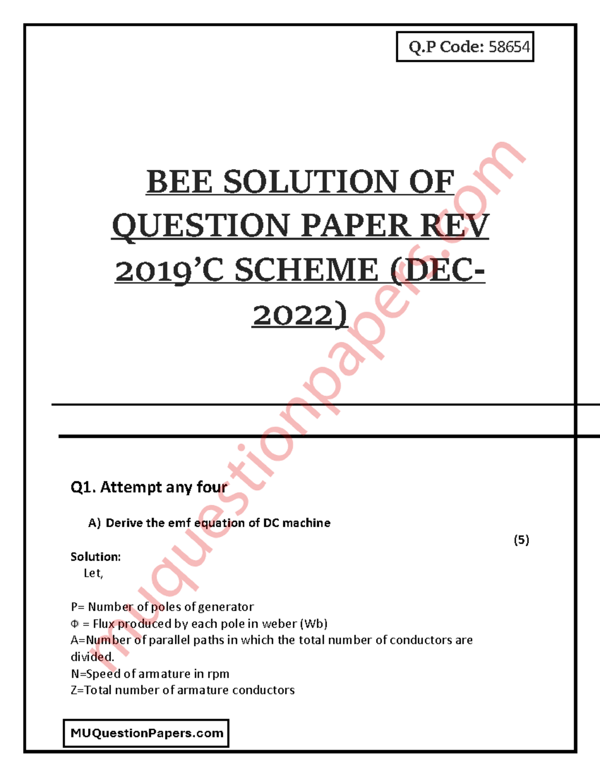 Be first-year-engineering semester-1 2022 december basic-electrical-engineering-beerev-2019 c ...