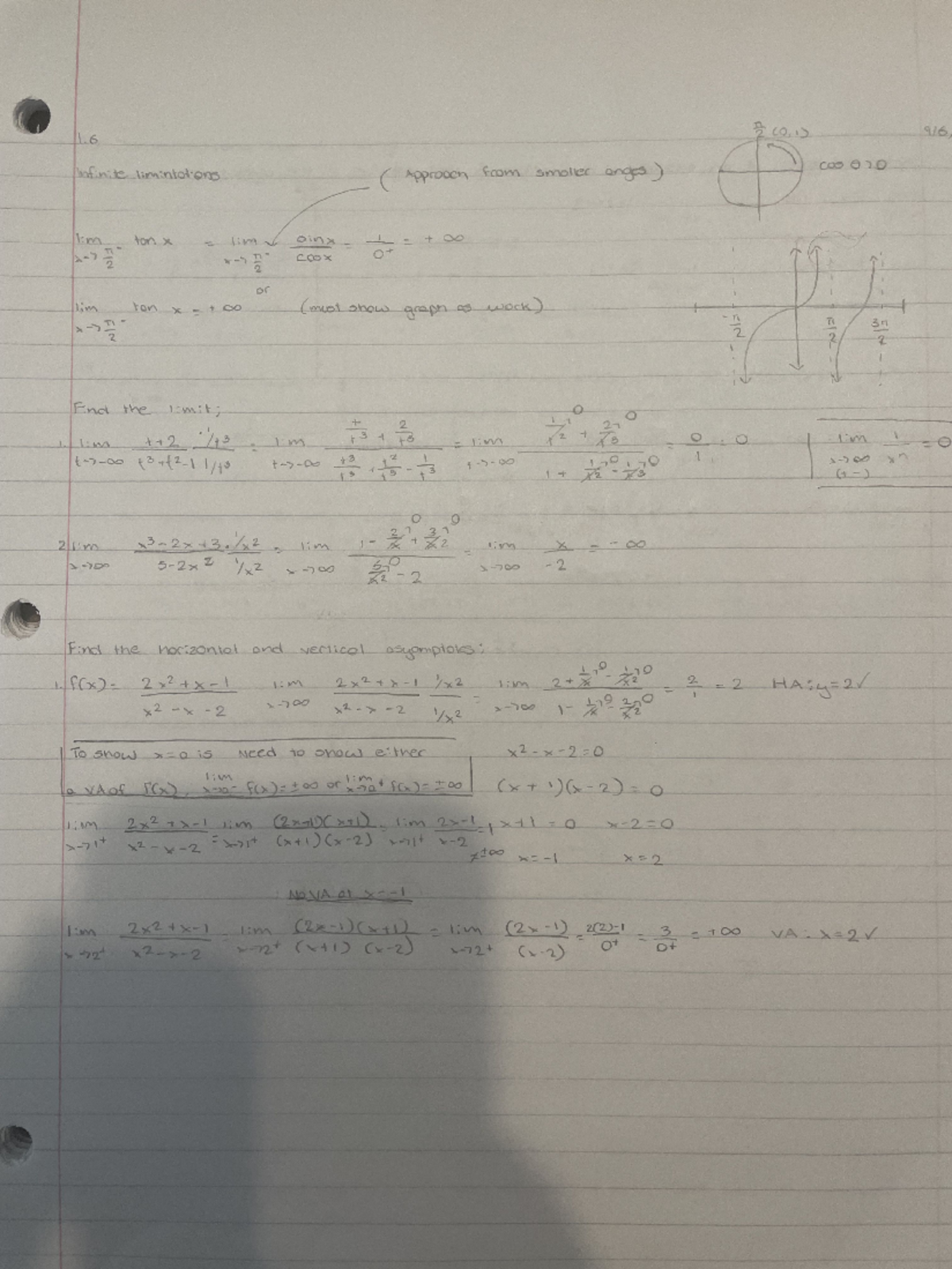 1.6 lecture notes - MAC 2311 - FSU - Studocu