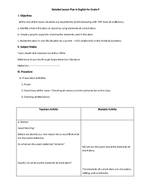 Coordinating Conjunctions - Detailed Lesson Plan in English 9 ...