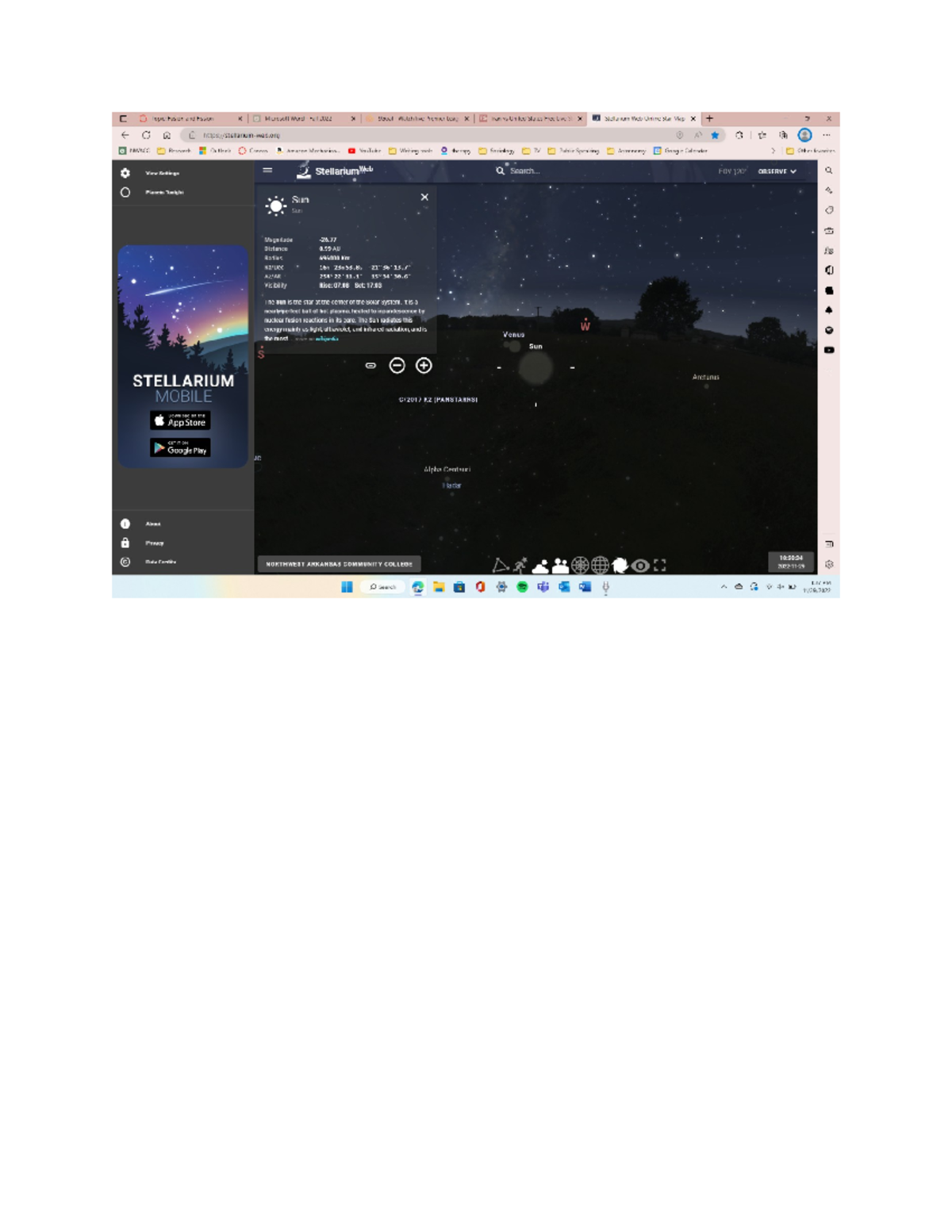 Star location ss - Lecture notes - ASTR 2004 - Studocu