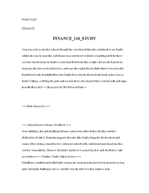 Finance 116 Presentation - David Laymon FINANCE FINANCE_116 ...