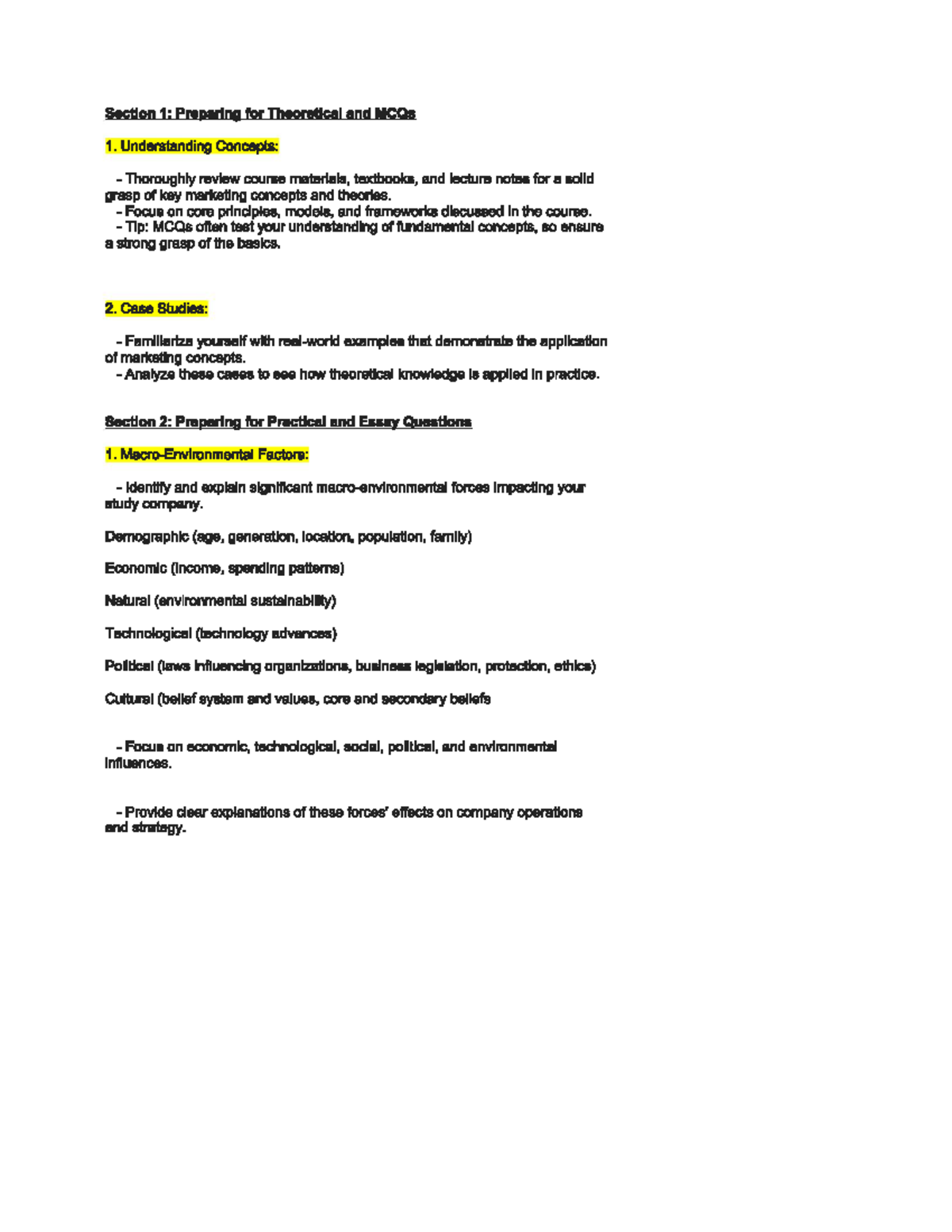 Mark201 final structure - MARK 201 - Studocu