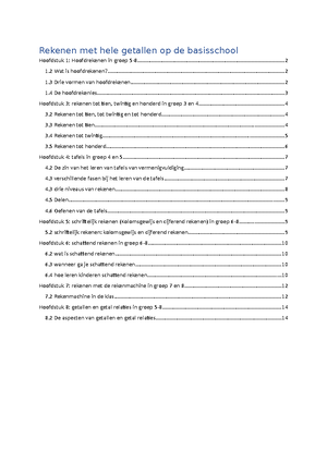 Effectief rekenonderwijs op de basisschool H1+H2 - Effectief ...