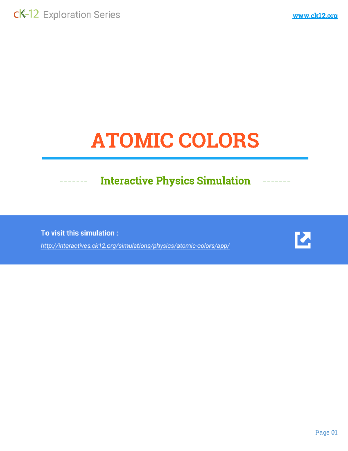 Atomic-colors - science - ATOMIC COLORS - Interactive Physics ...