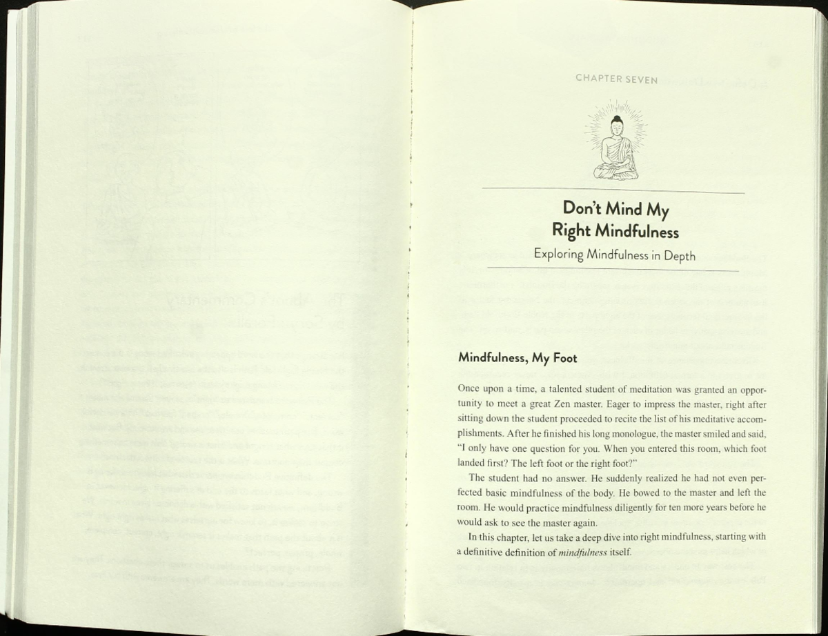 Don't mind my right mindfulness - CHAPTER SEVEN Mind My Right ...