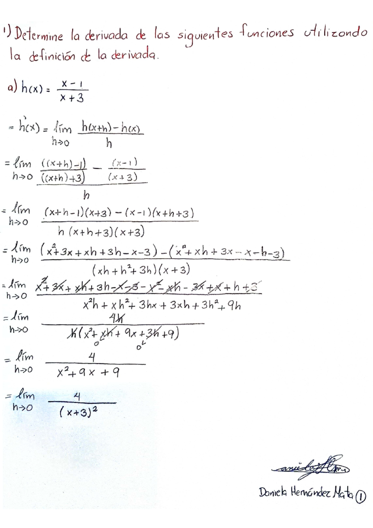 Asignación Semana 6 - Trabajos en clase - Cálculo Diferencial e Integral - Studocu