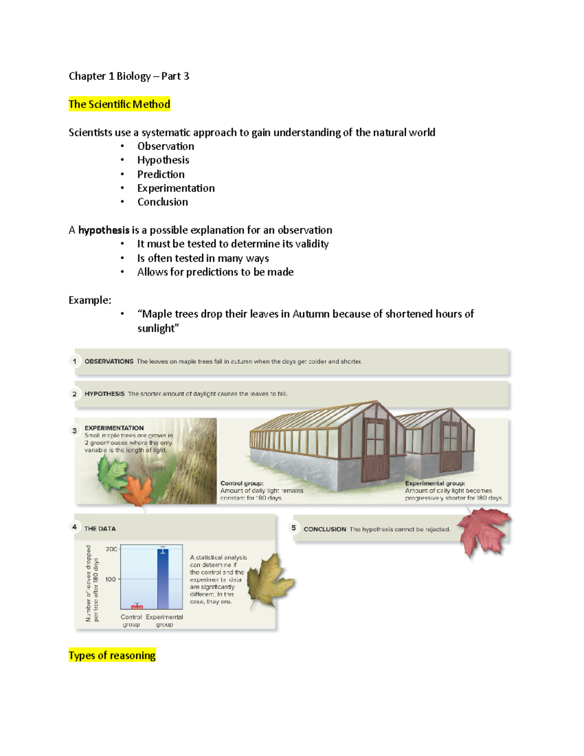 1 (3) Biology - Mr. O'Neal Class! - Chapter 1 Biology – Part 3 The ...