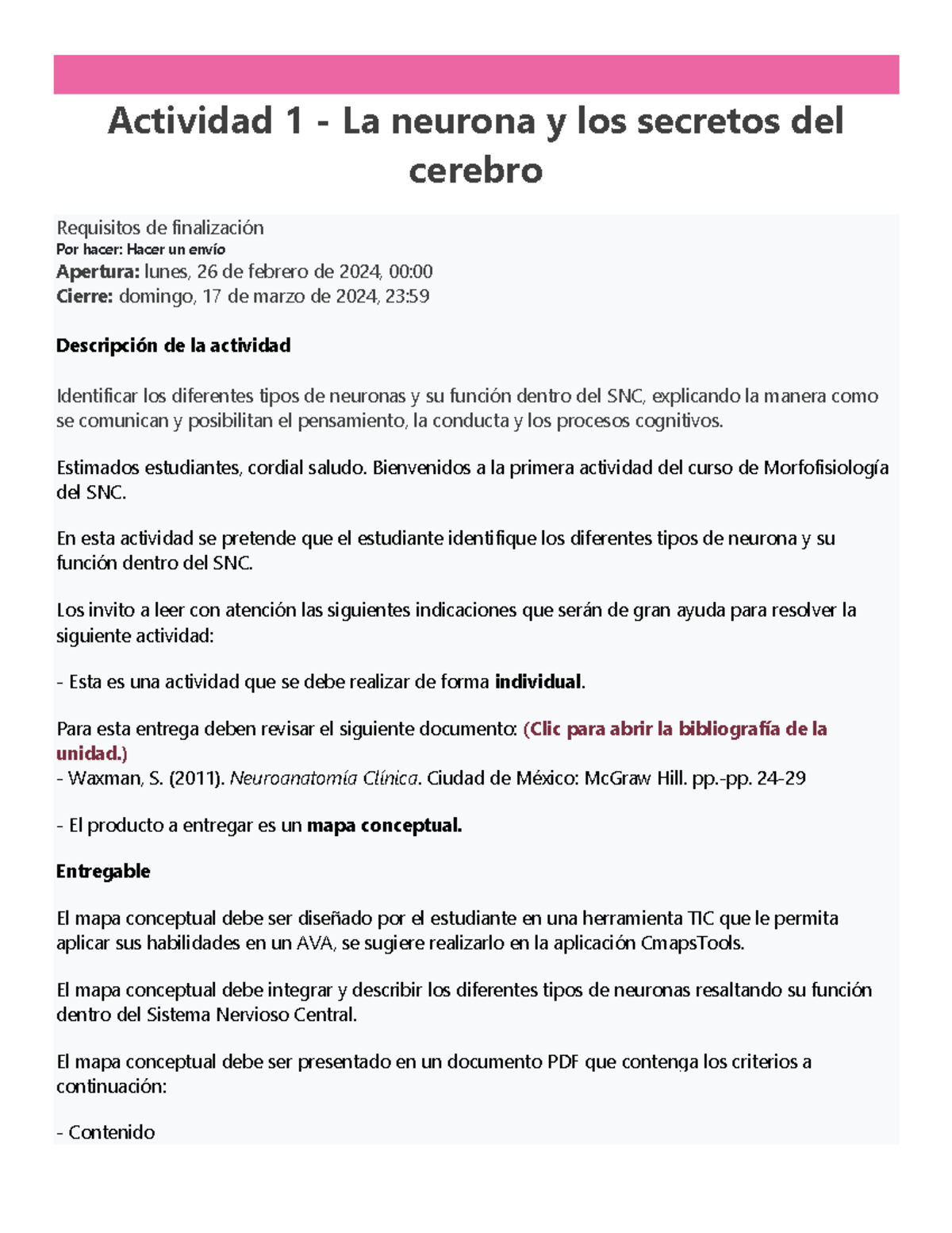 Los neuronas y los secretos del cerebro. actividad 1 - Actividad 1 - La ...