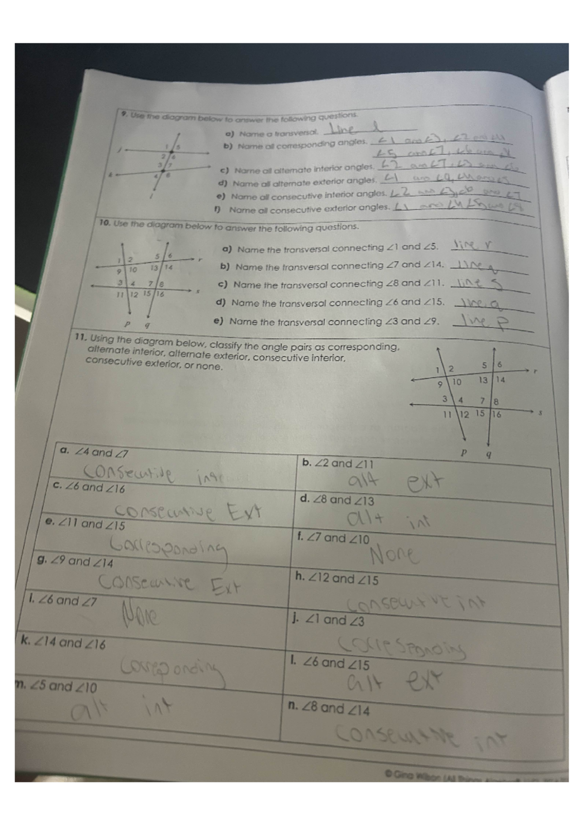 IMG 0094-2 - Unit 3 Hm 1 Pg 2 - 9. Use the diagram below to answer the ...
