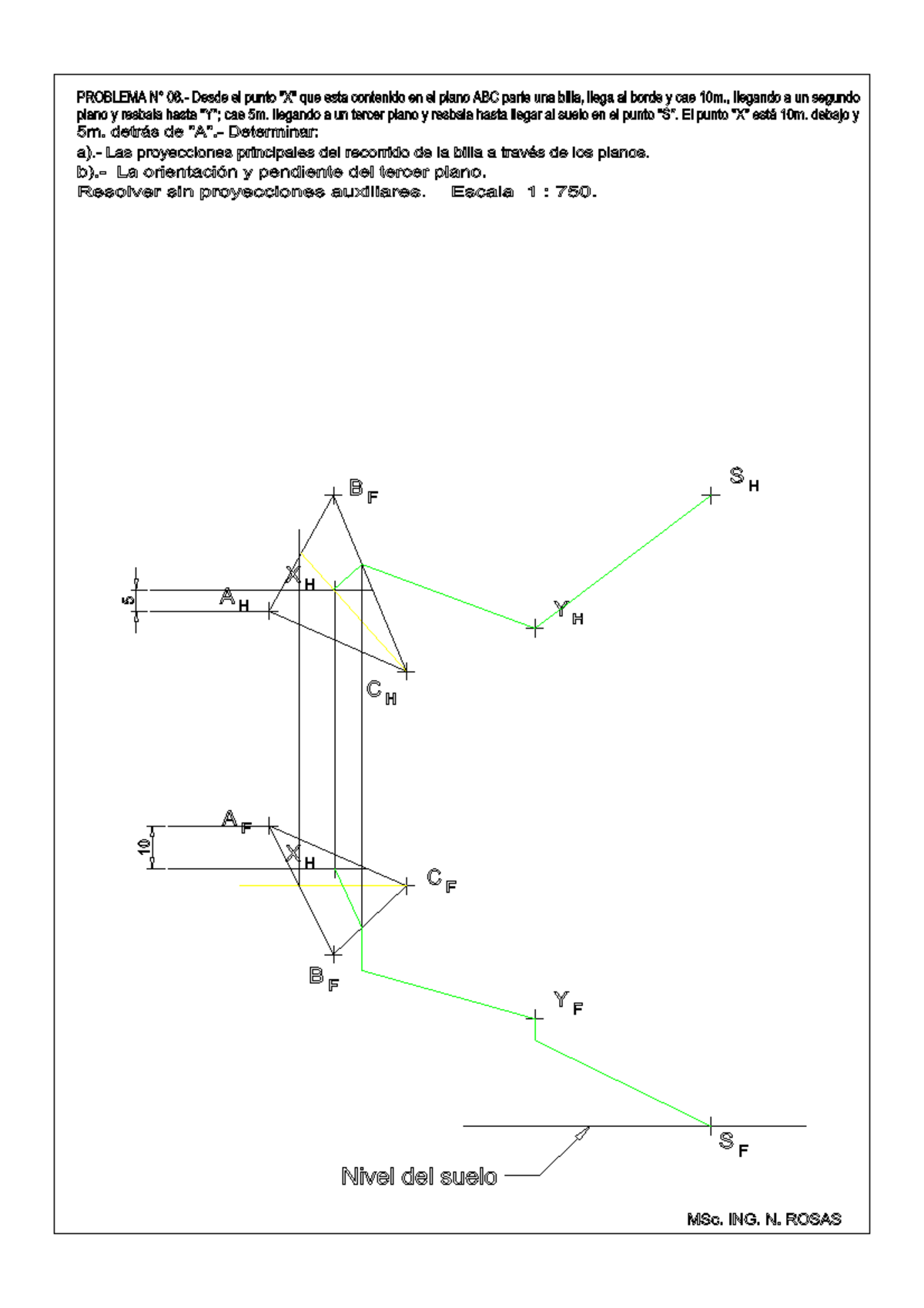 Ejercicio resuelto - Rectas - Geometria descriptiva - Studocu