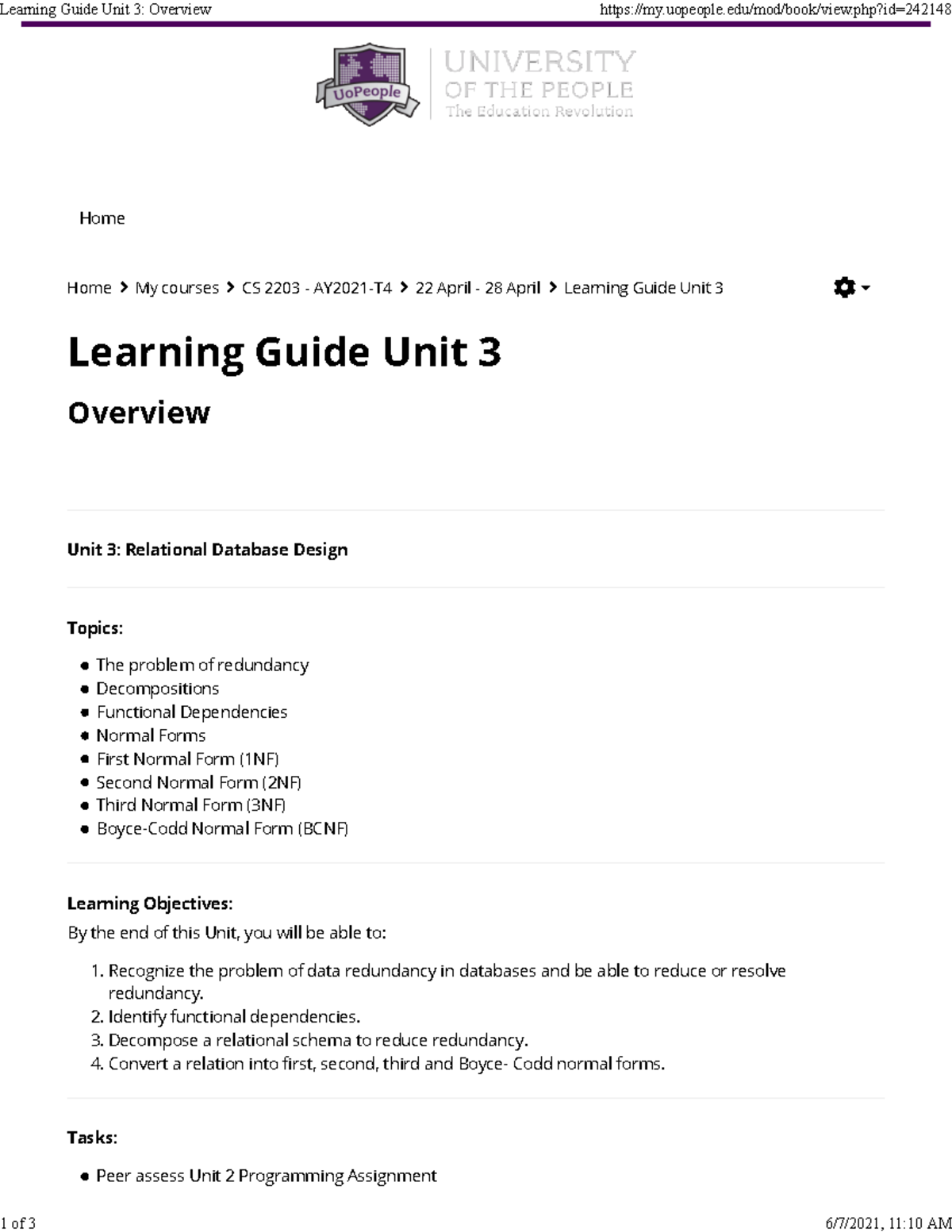 Learning Guide Unit 3 Overview - Home Learning Guide Unit 3 Overview ... Learning Guide Unit 3 Overview - Home Learning Guide Unit 3 Overview ...