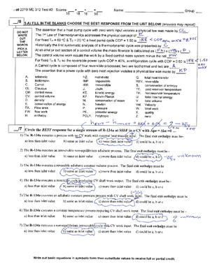Combined ME 501 Midterm - ME 501 - 25) - Studocu