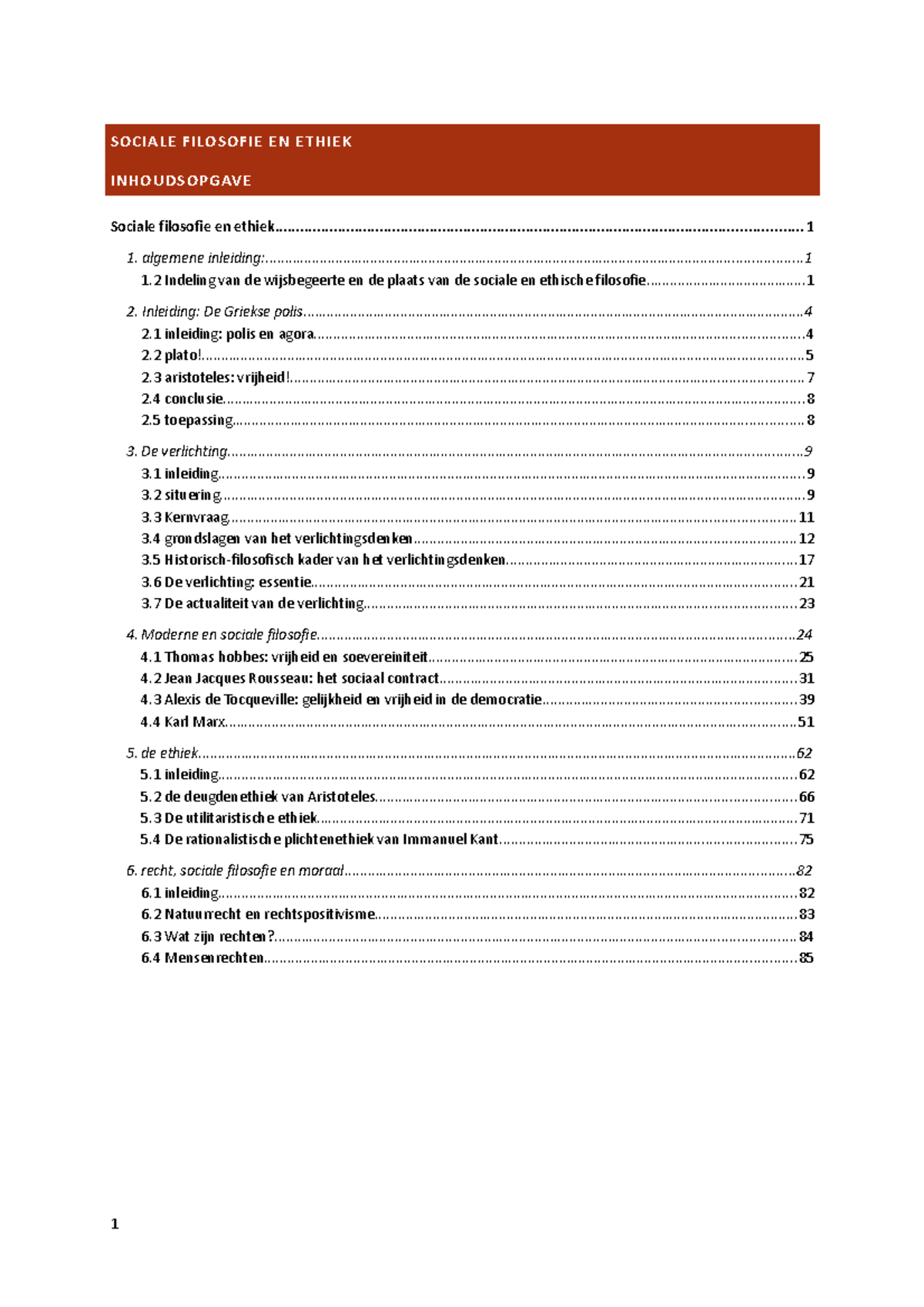 Sociale filosofie en ethiek - SOCIALE FILOSOFIE EN ETHIEK Sociale ...