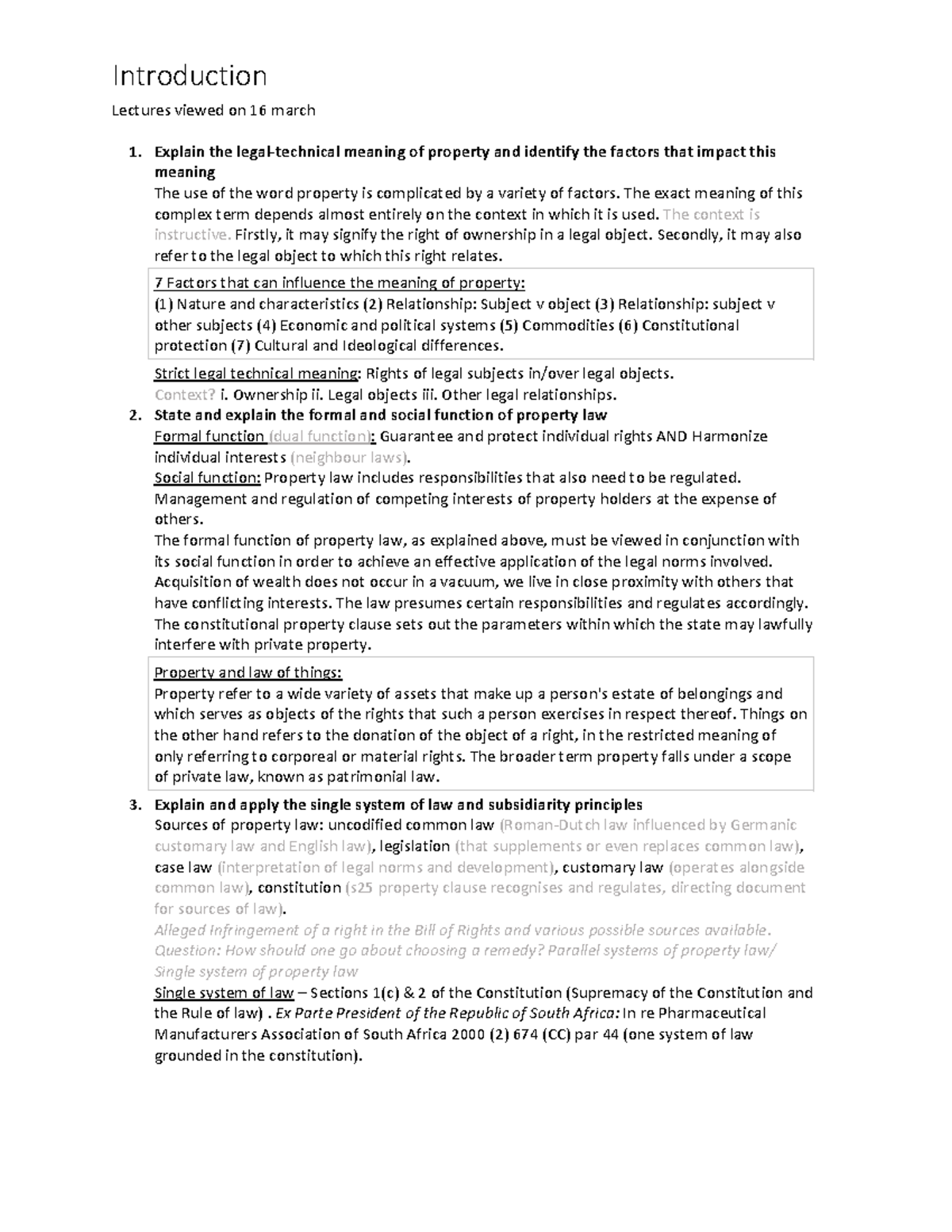 Introduction notes - - Studocu