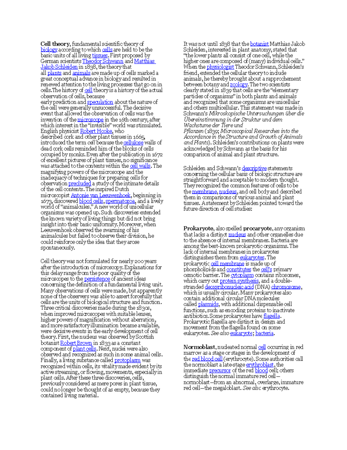 Cell theory - First proposed by German scientists Theodor Schwann and ...