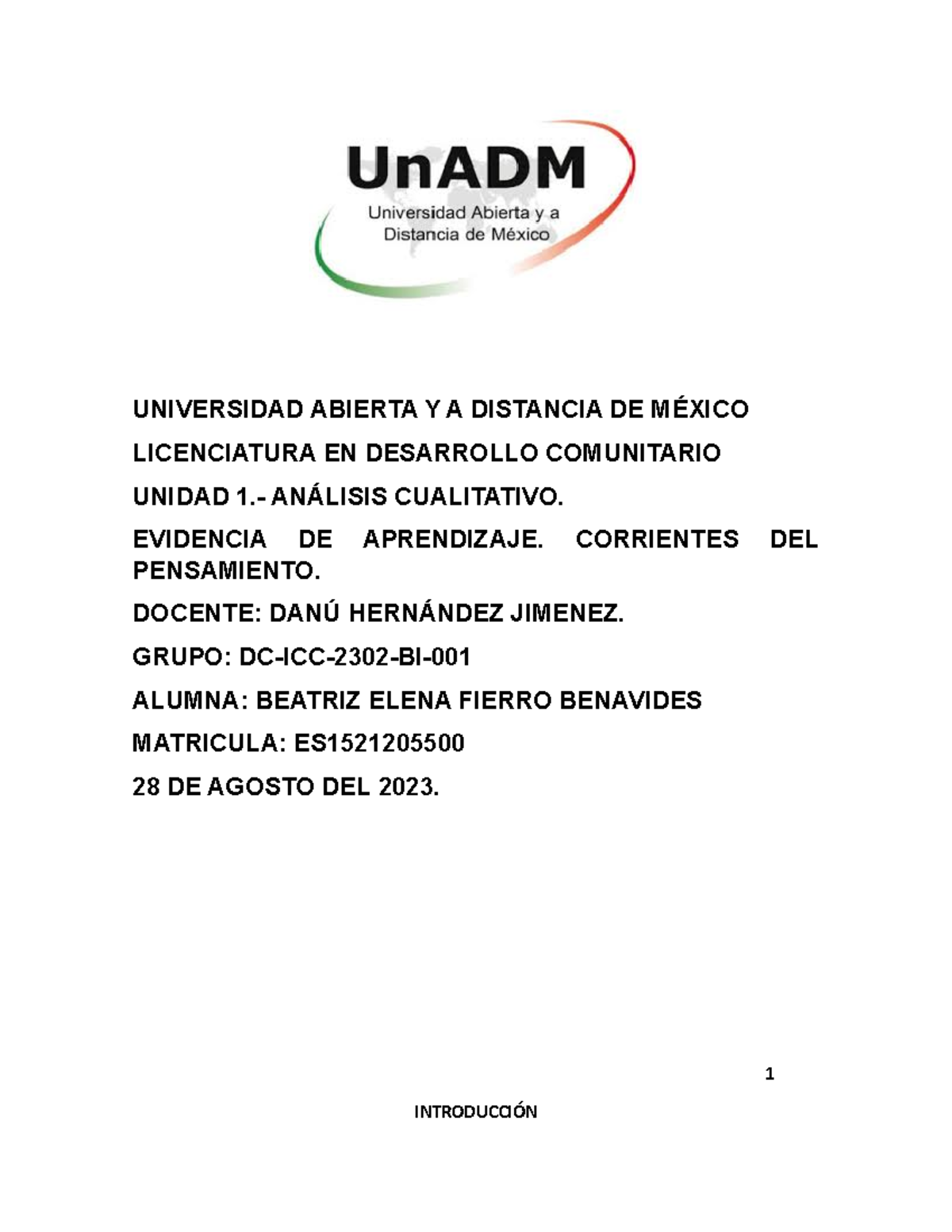 ACU U1 EA BEFB - Análisis cualitativo material para estudio ...