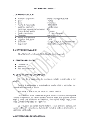 Manual del Test del Dibujo de la Figura Humana de Elizabeth Koppitz ...