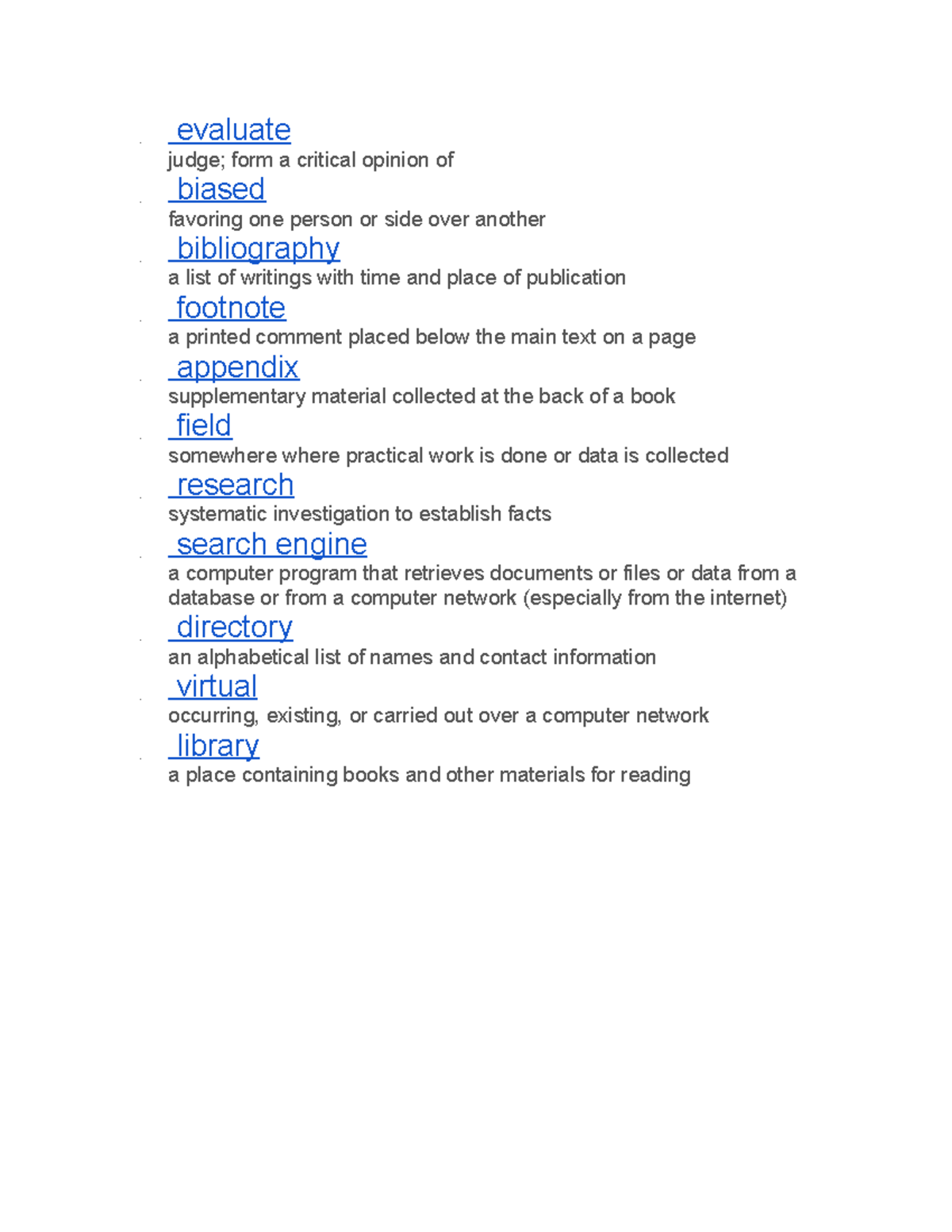 Source evaluation - evaluate judge; form a critical opinion of biased ...