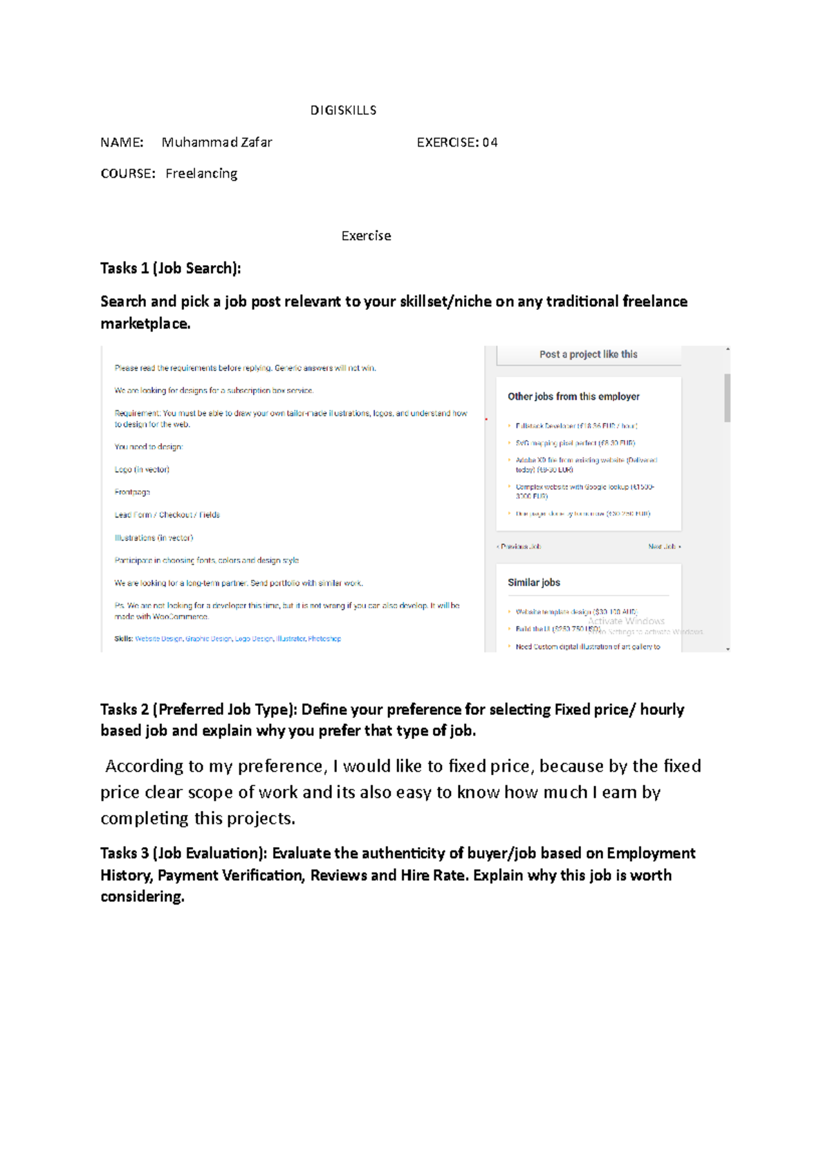 Ex4 - what should I write here? - DIGISKILLS NAME: Muhammad Zafar ...