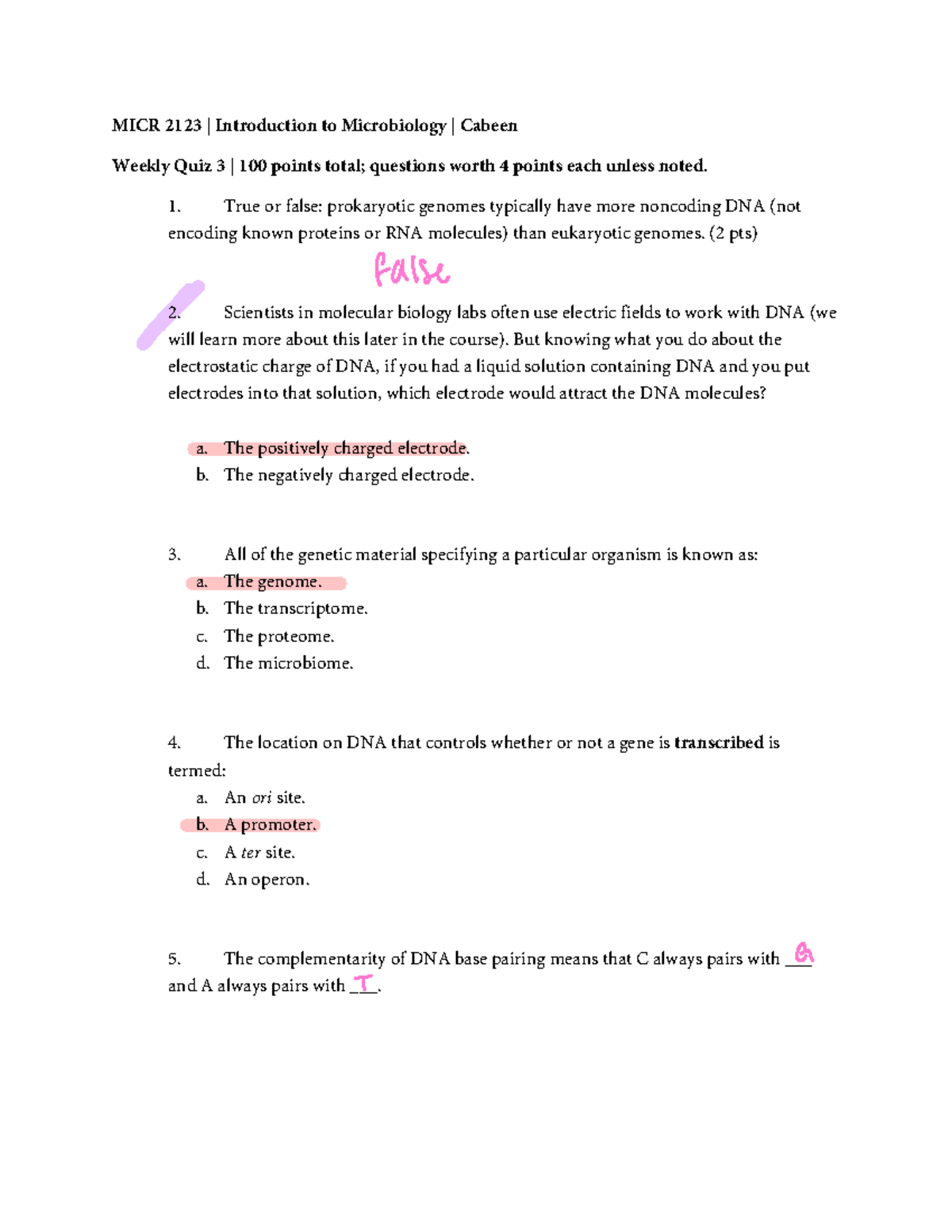 MICR+2123+Weekly+Quiz+3 - MICR 2123 | Introduction to Microbiology ... MICR+2123+Weekly+Quiz+3 - MICR 2123 | Introduction to Microbiology ...