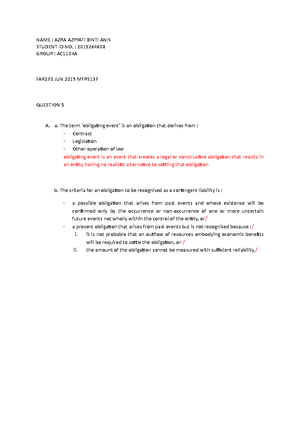 QUIZ 1 2022 Question - common test & final assessment for FAR270 ( UiTM ...