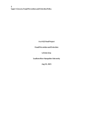 ACC 421 Project Two Memo - ACC 421 Project Two Memo To: Samir Doe From ...