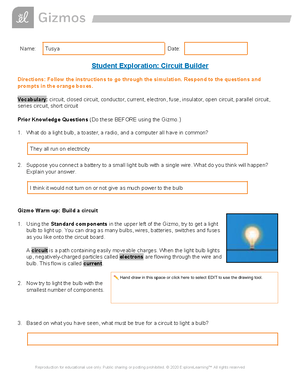 Tusya Patel - Circulatory System Gizmo - Student Exploration ...
