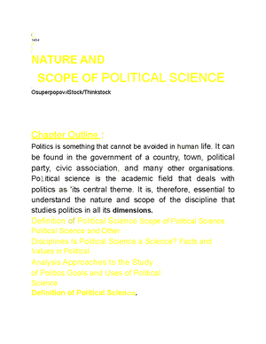 Article for Chapter Summary Chapter 2 Prof Roskin 2016 - w forma ...
