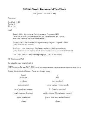 Notes 03 - CSE 3302 Notes 3: Syntax & Semantics (Last updated 11/21/15 ...