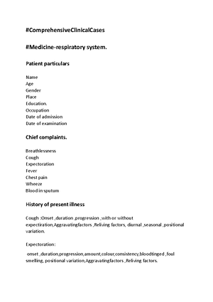 CNS CASE Proforma-1 - Practical format - CNS CASE PROFORMA NAME AGE SEX ...