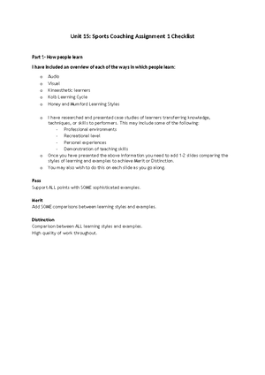 unit 8 health and social care - Unit 8: Promoting Public Health What ...