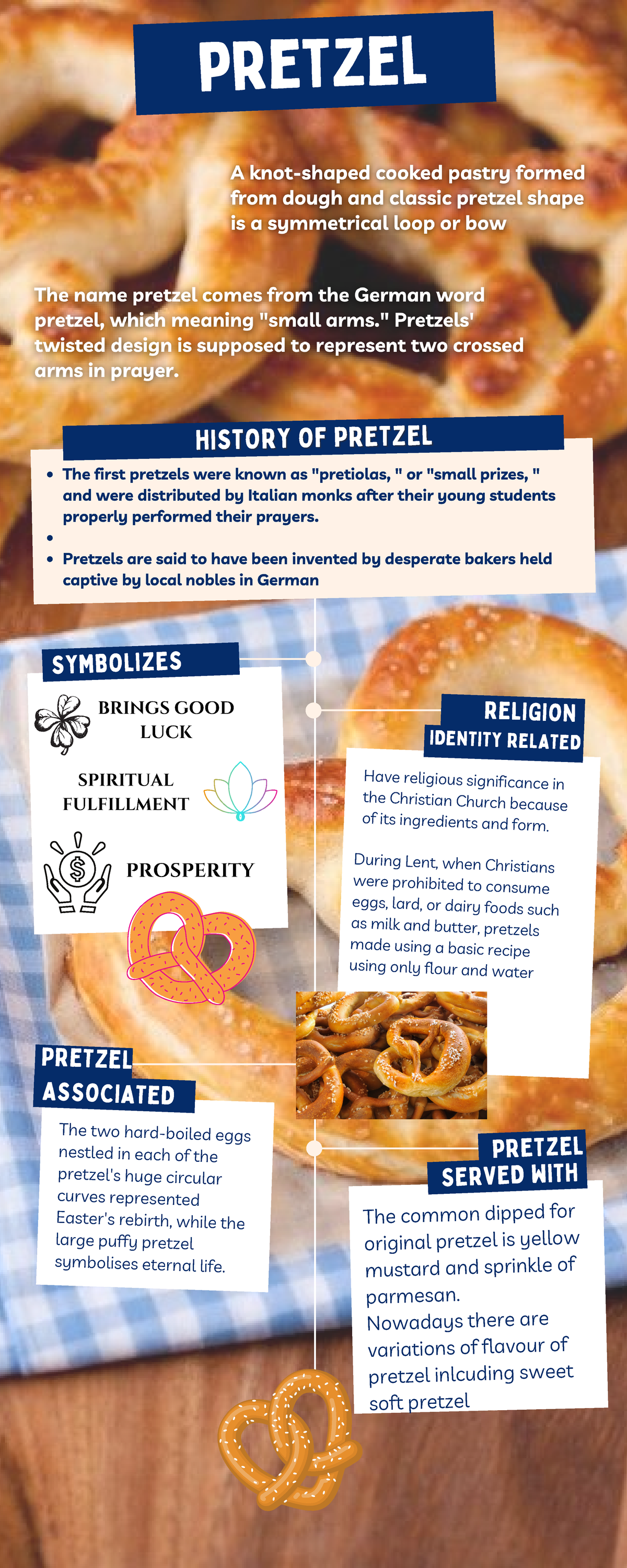 Pretzel Infographic food and society HTC556 - HISTORY OF PRETZELHISTORY ...
