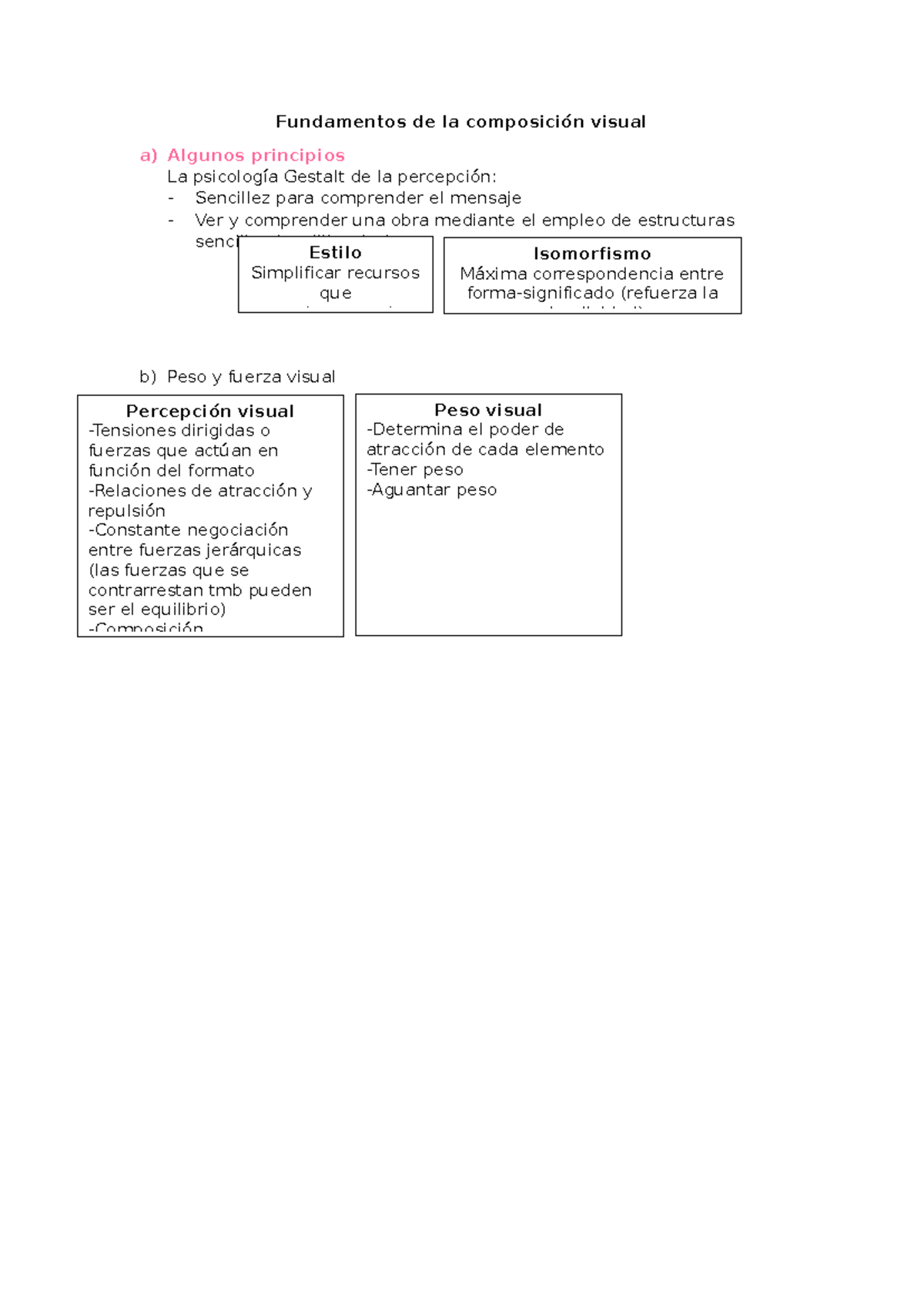 Fundamentos de la composición visual - Fundamentos de la composición ...