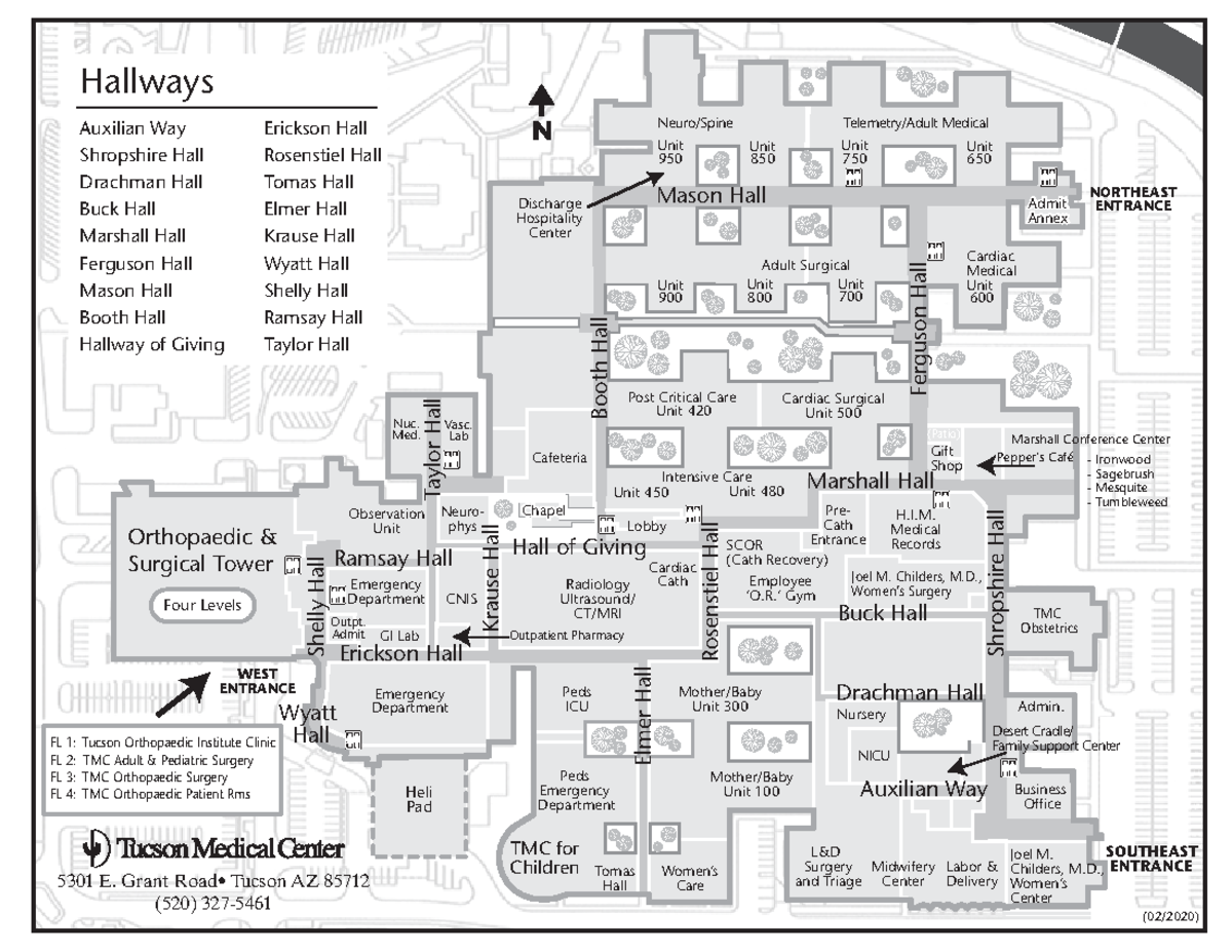 TMC Hallways - all course - Security Emergency Department Radiology ...
