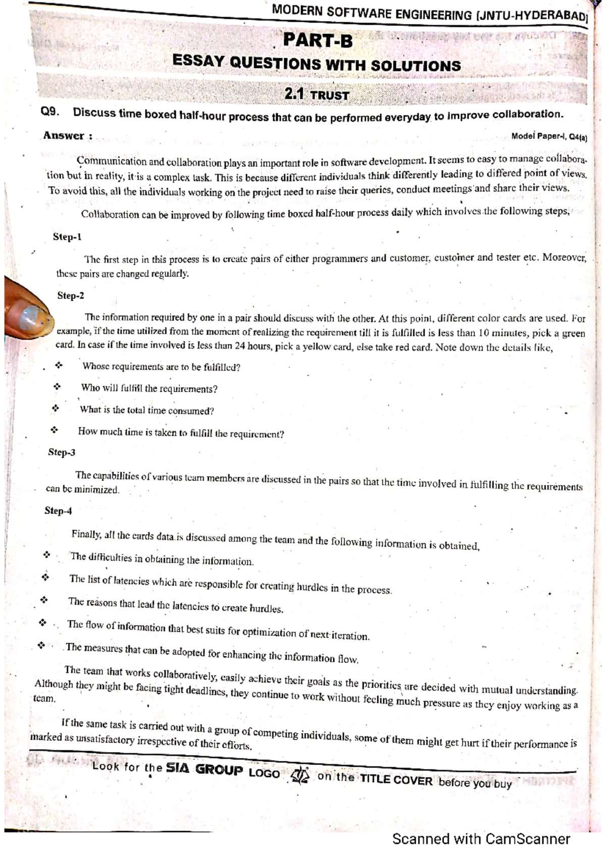 MSE UNIT-2 - Lecture notes 1 - object oriented programming - Studocu