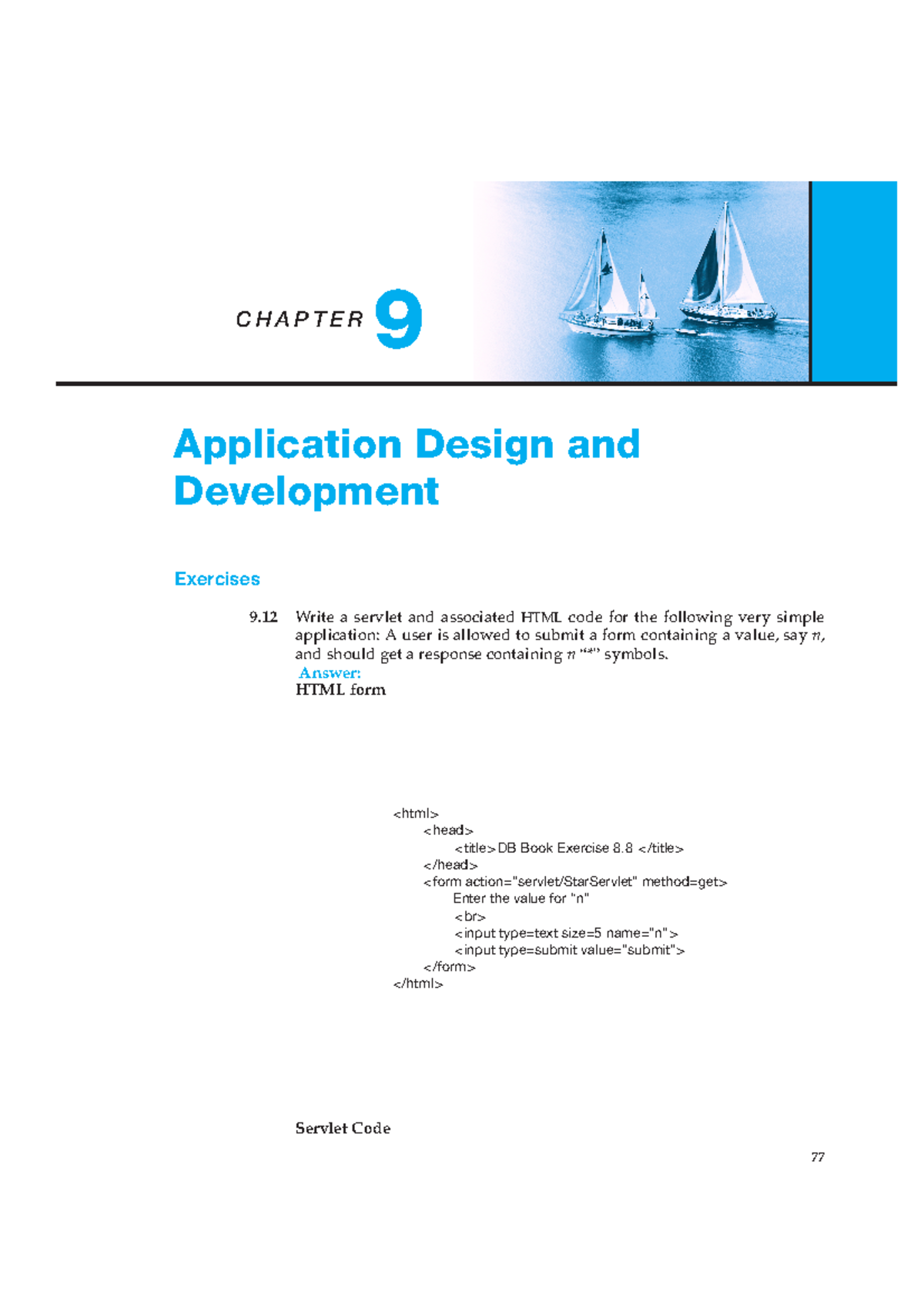 Answer to Database System Concepts - C H A P T E R 9 Application Design ...