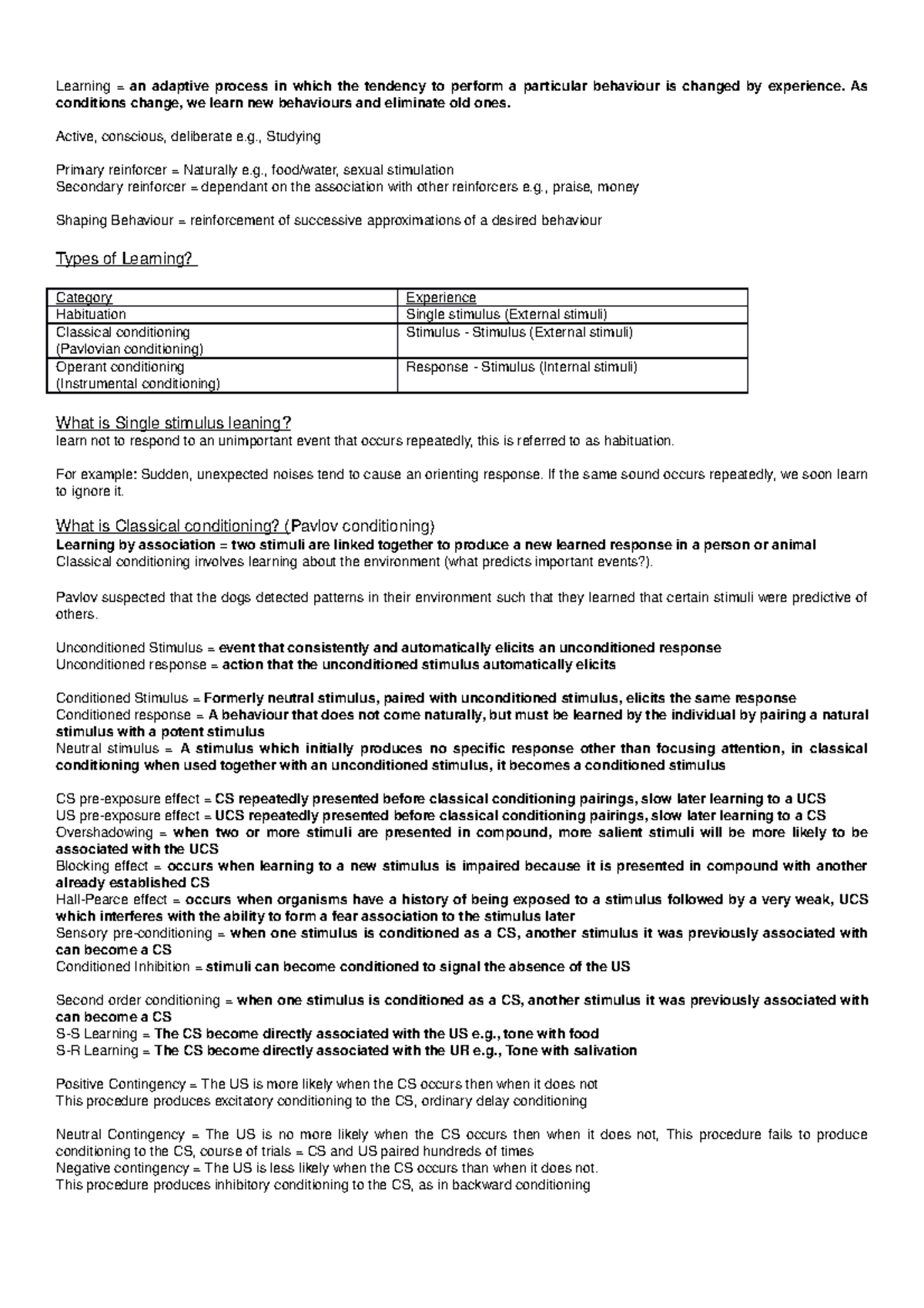 What Is Learning Final Work Learning An Adaptive Process In Which