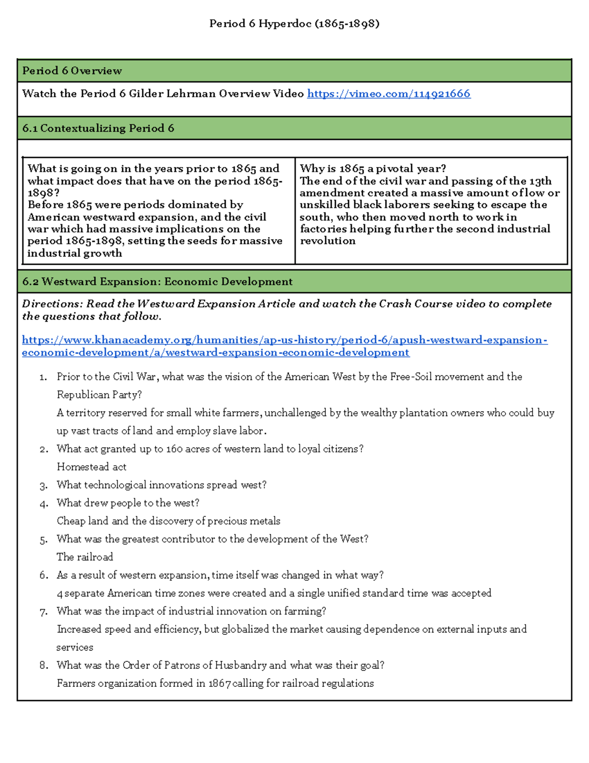 Period 6 Hyperdoc (1865-1898) - Period 6 Hyperdoc (1865-1898) Period 6 ...