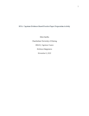 APA 7th Edition Paper Template Rnbsn - Scholarly Paper Phase 1 Your ...