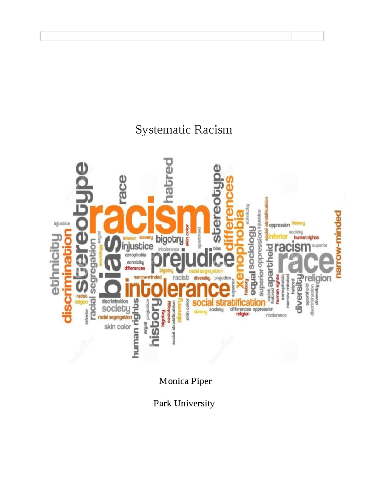 Systematic Racism and its Impact on America - Studocu