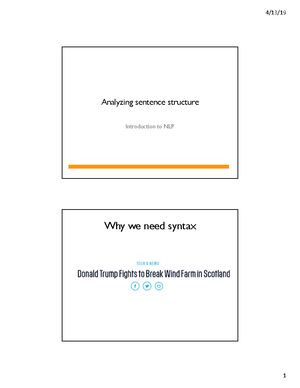 (6) Corpus Annotation - Lecture 6 notes - Corpus annotation ...