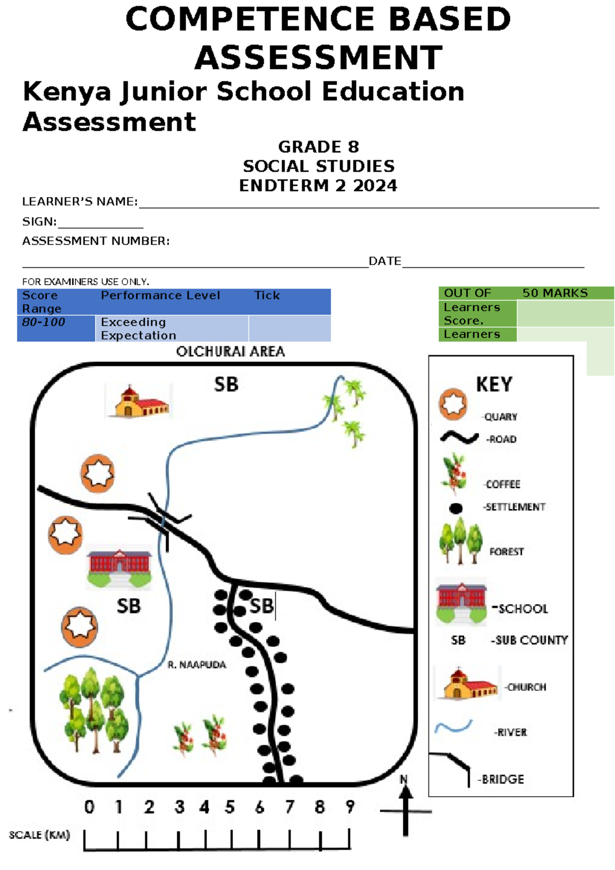 Social studies - COMPETENCE BASED ASSESSMENT Kenya Junior School ...