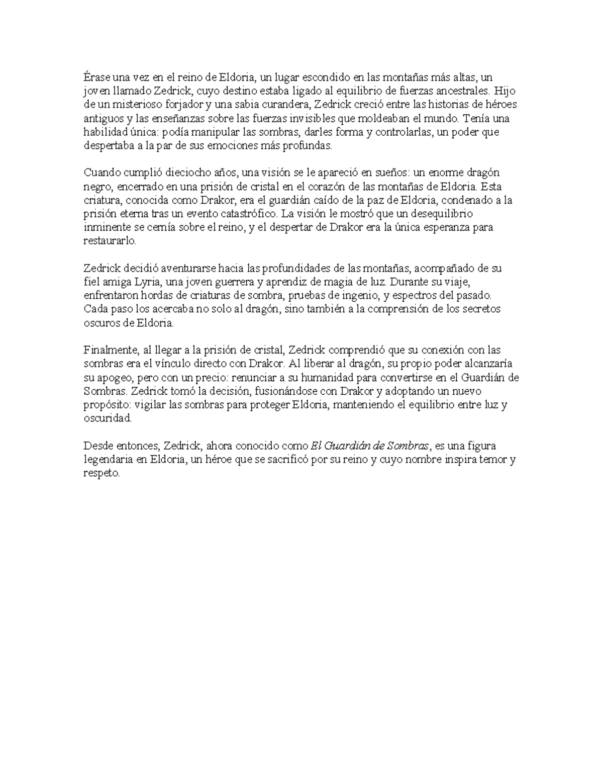 Érase una vez en el reino de Eldoria - Hijo de un misterioso forjador y ...