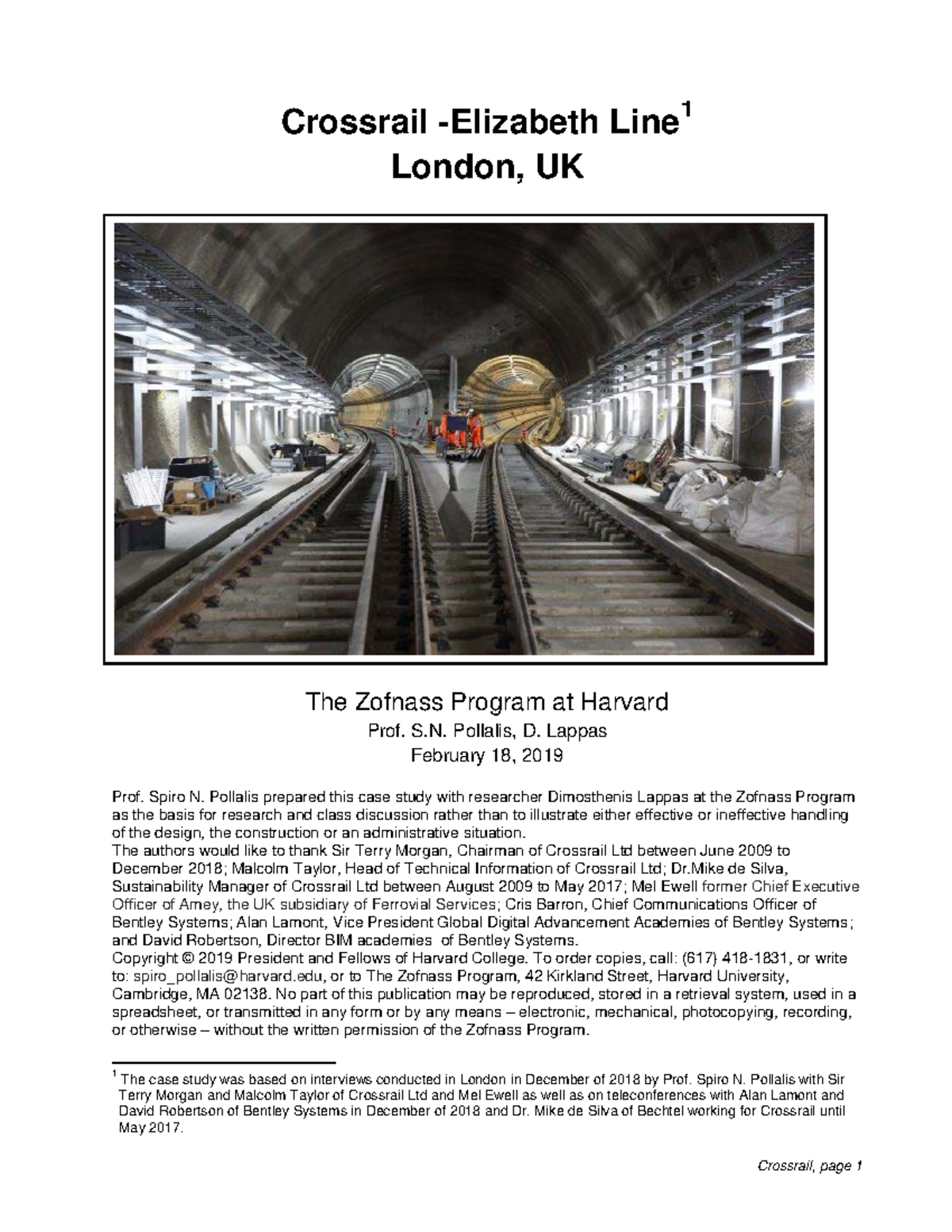 2019 0327 Crossrail case study Crossrail Elizabeth Line 1 London UK 2019 0327 Crossrail case study Crossrail Elizabeth Line 1 London UK