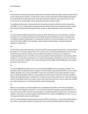 C970 Task 1 Lesson Plan - Passed with no revisions - Direct Instruction ...