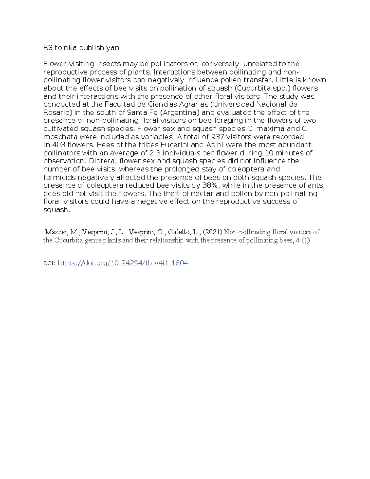 Jelly - ,dfmnbwisd - RS to nka publish yan Flower-visiting insects may ...