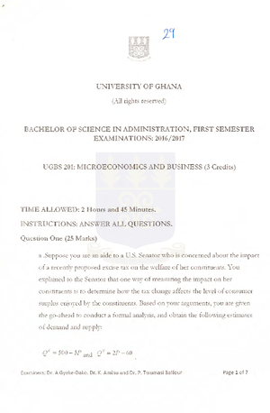 Microeconomics multiple choice questions with answers - Chapter 1 What ...